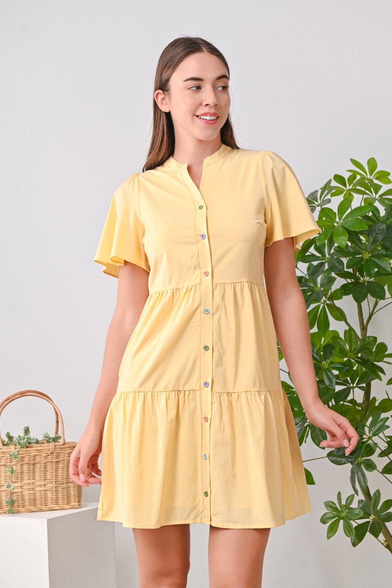 ANNYSSA SHIRTDRESS IN YELLOW | All Would Envy