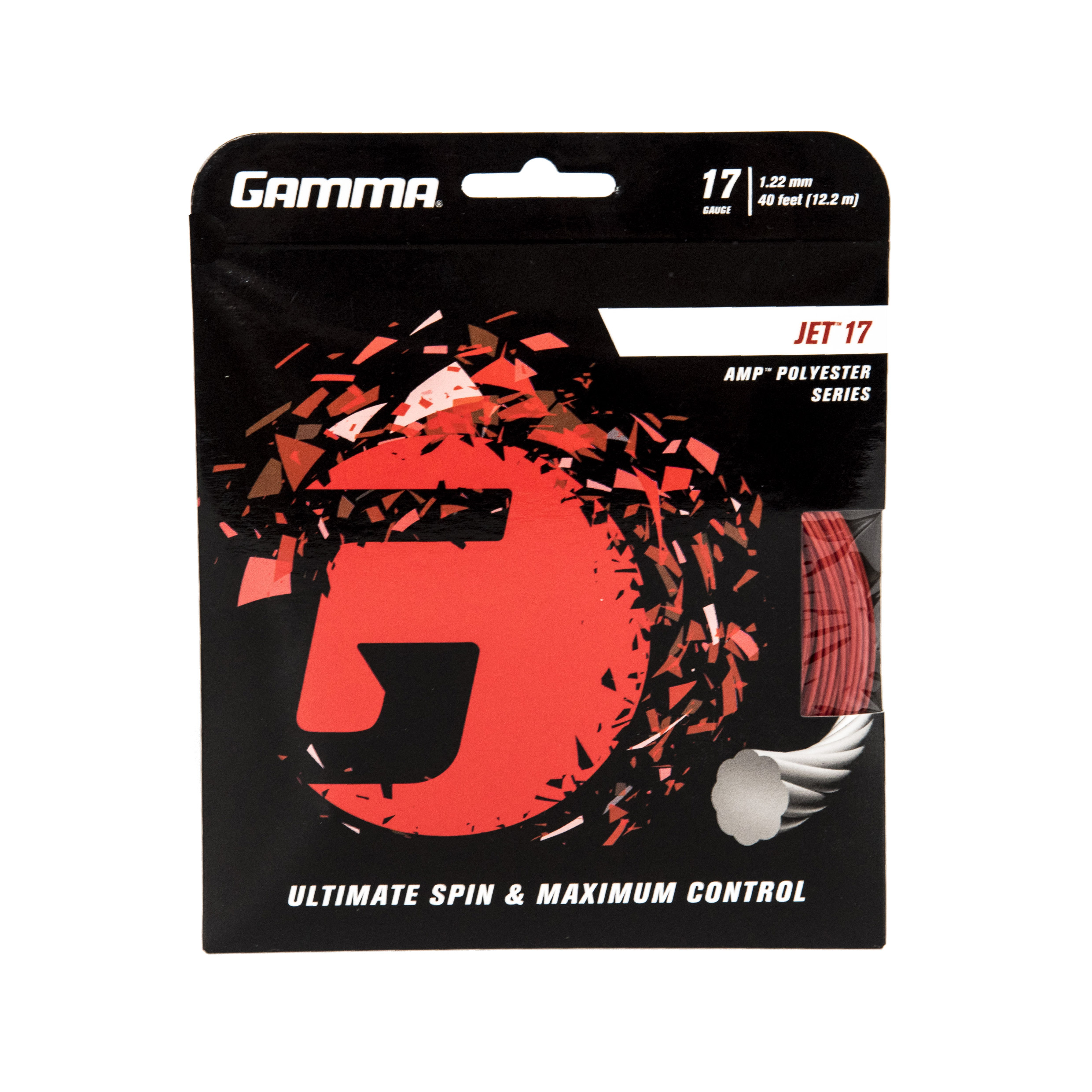 GAMMA Jet Tennis String Set (Red) | Apex Active