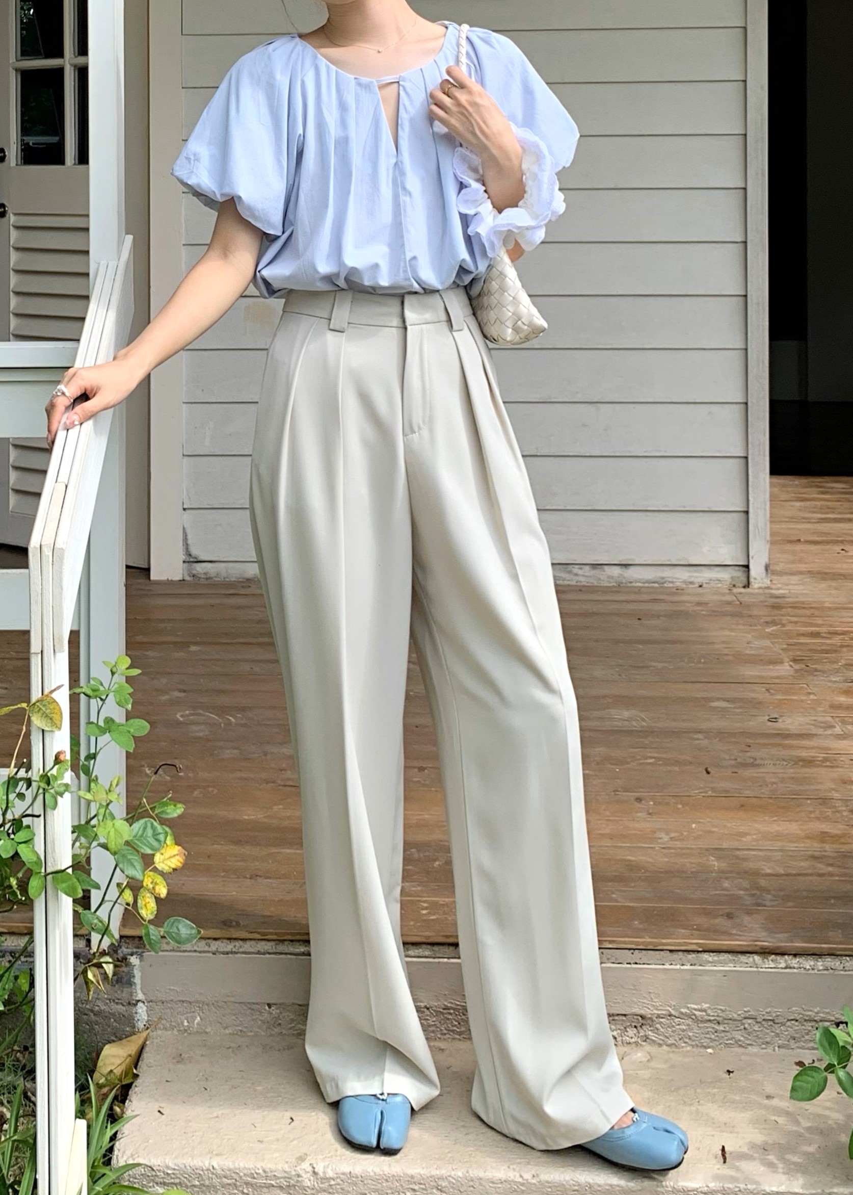 (DEFECT) 365 Days Basic Trousers in Oat | Minss