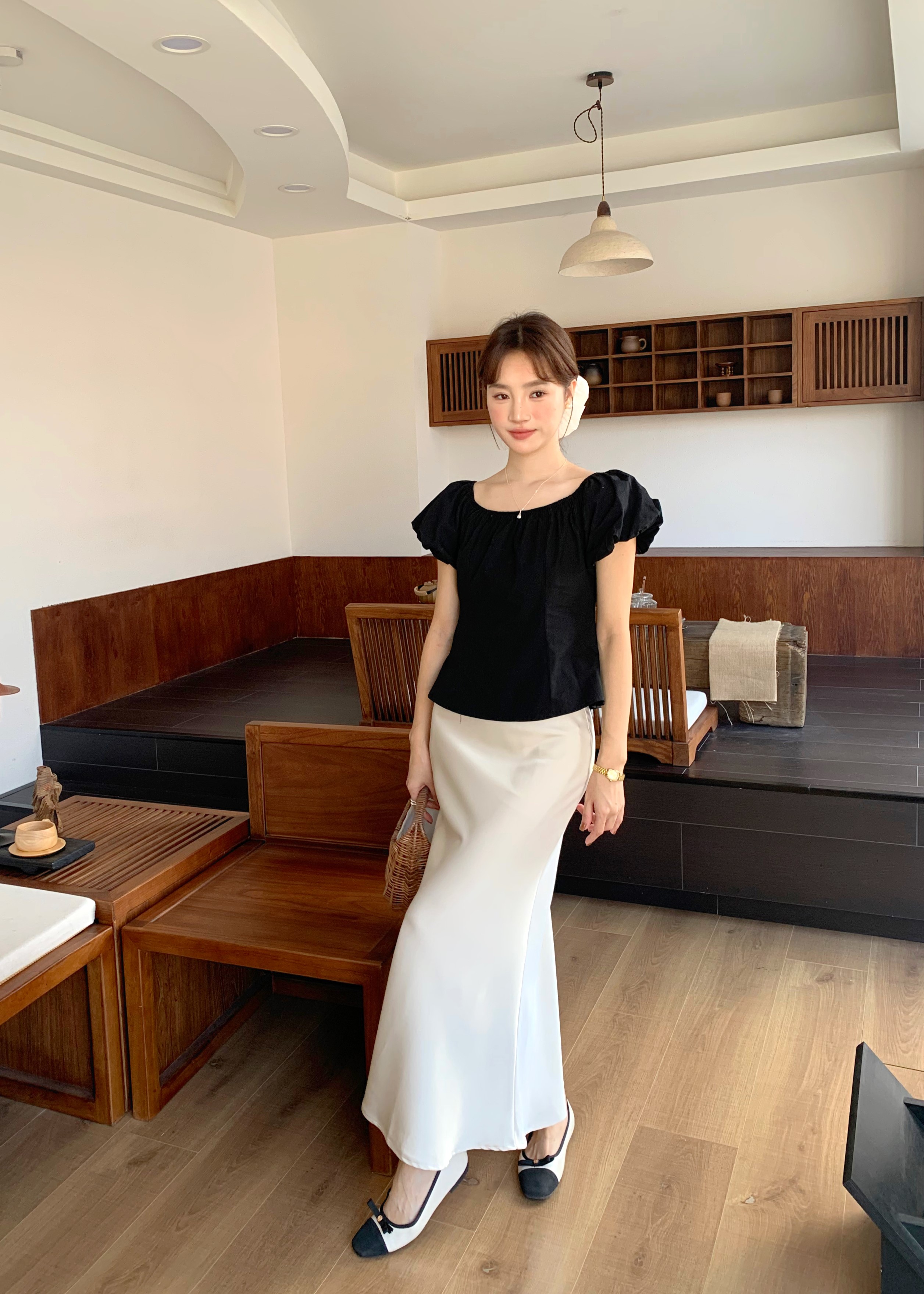 Zoe Two Ways Top in Black | Minss