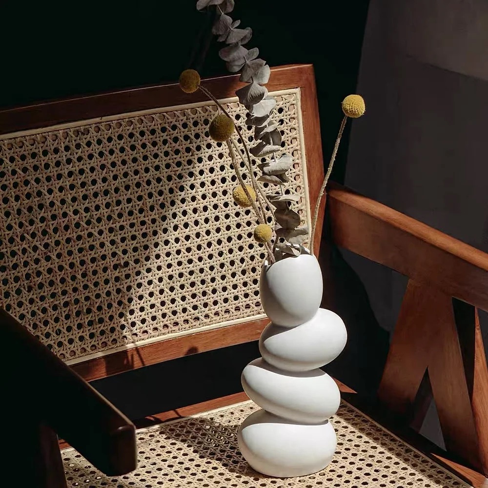 Friedegarde Pebble Stack Vase | The Happy Place