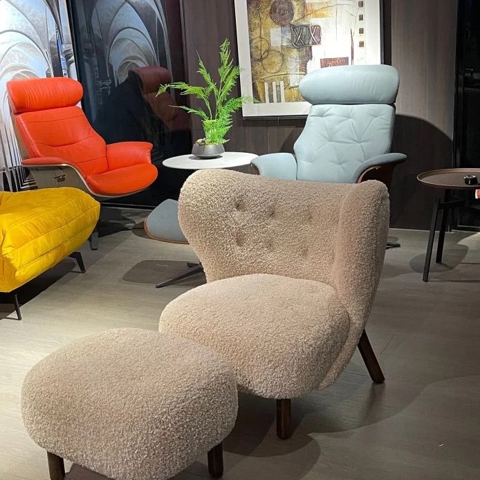 Lilith Sheepwool Lounge Chair | The Happy Place