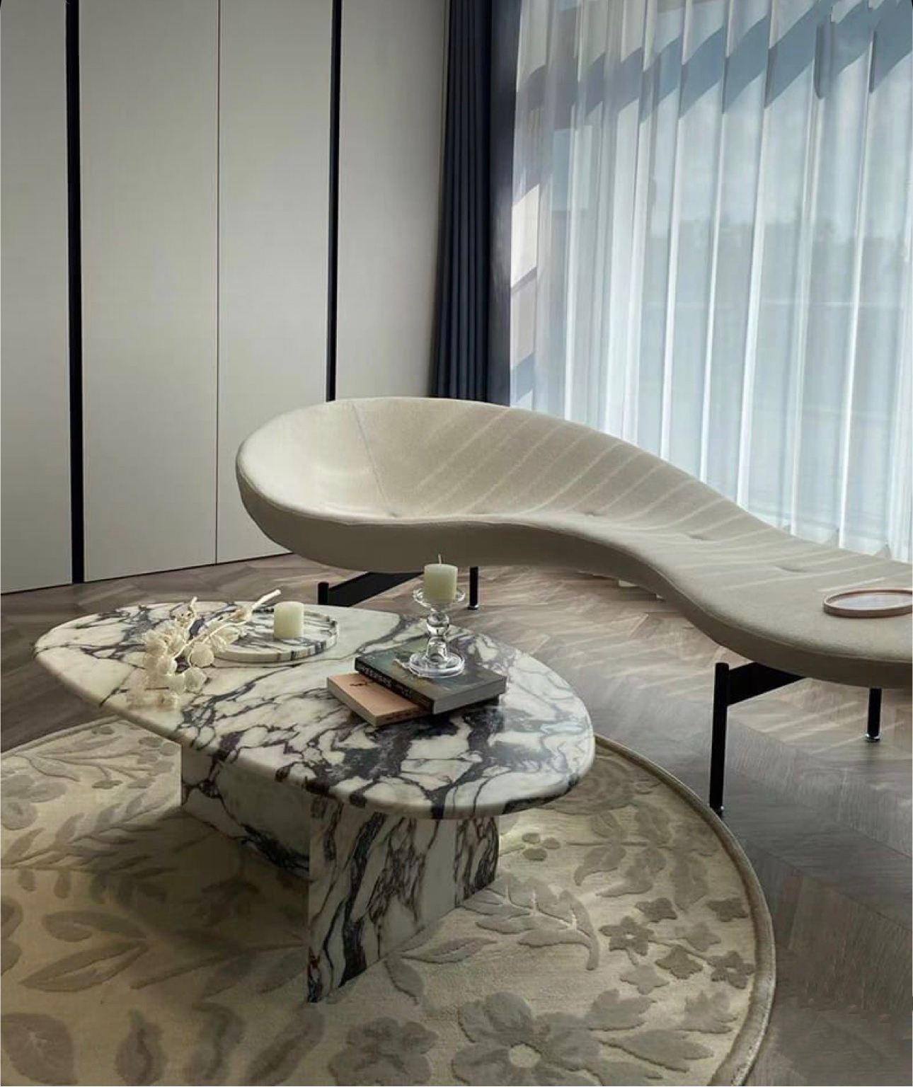 Velda Calacatta Viola Coffee Table | The Happy Place