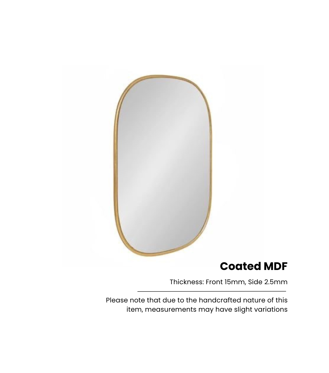 Eunice Curved Rectangle Mirror | The Happy Place