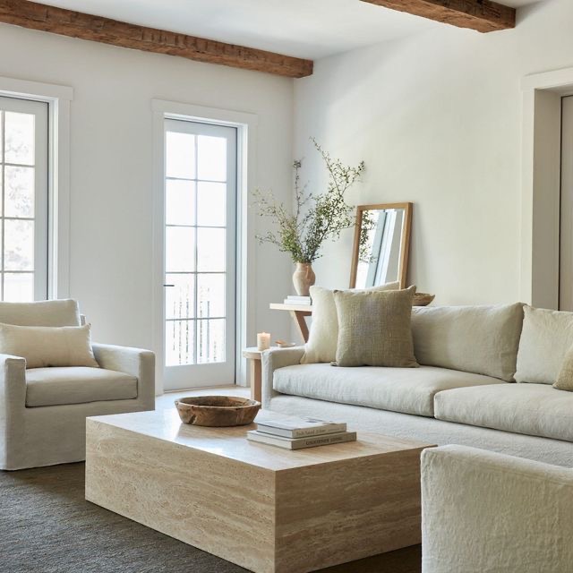 Celine Travertine Coffee Table | The Happy Place